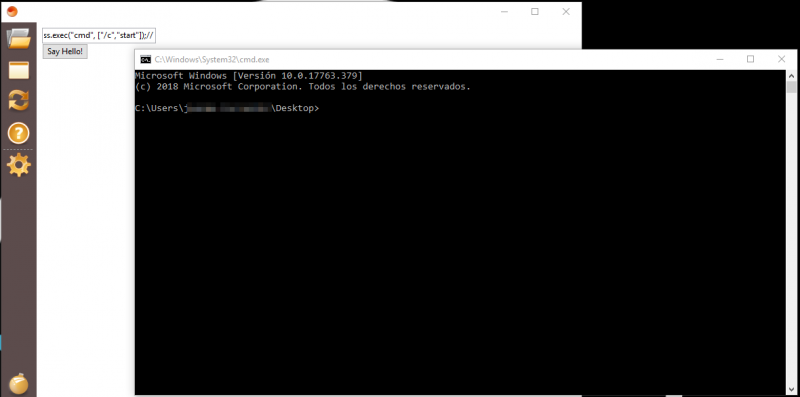 Security in Sciter-based applications